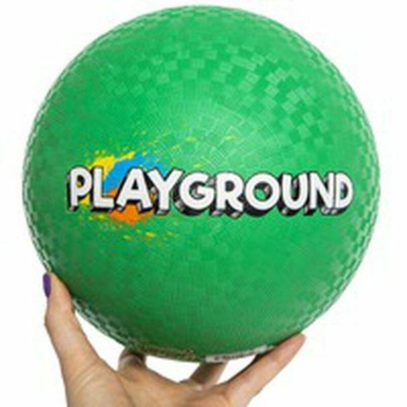 Games | Playground Handball Green Rubber Kickball 1 Inch Diameter ...